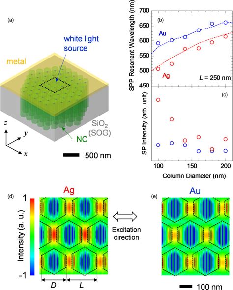 Color Online A Schematic Model Of Nc Plcs In The Fdtd Simulation