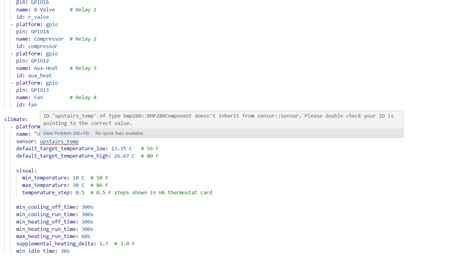 Climate Thermostat Error Message Component Doesnt Inherit From