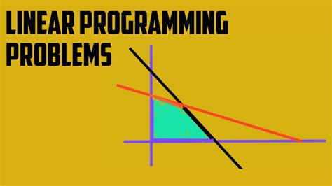 linear programming example problems