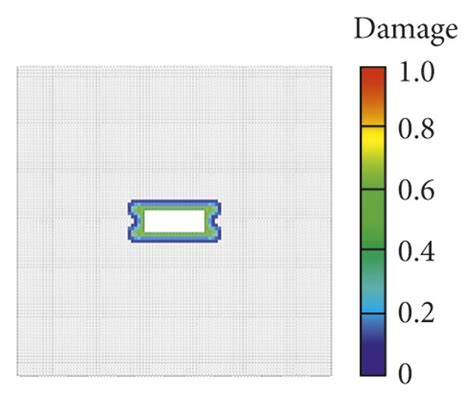 Crack Propagation Paths Of The Plate When Dx 4 Mm A Pre Existing