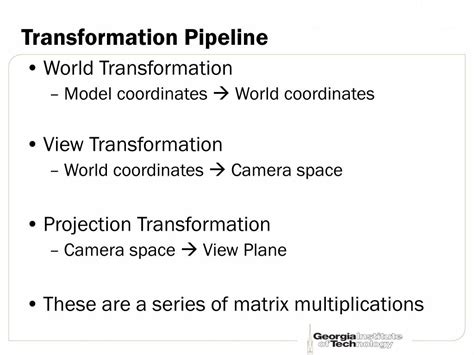 Ppt Lecture 4 3d Rendering Pipeline I Powerpoint Presentation Free Download Id6717021