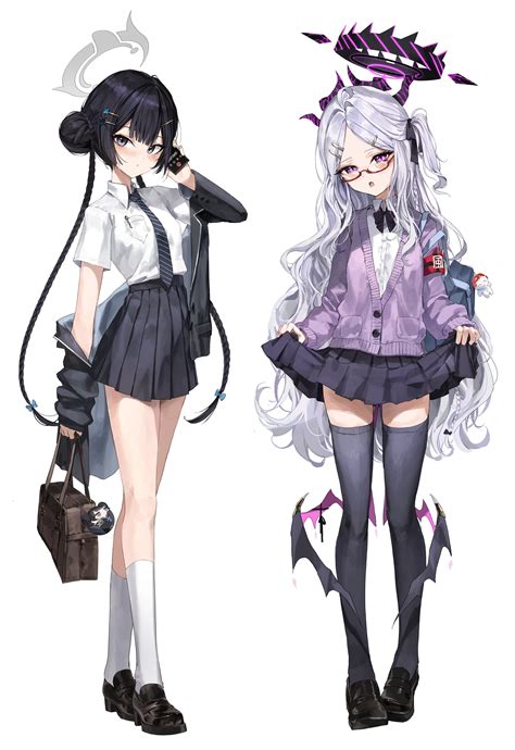 Sensei Doodle Sensei Hina And Kisaki Blue Archive Drawn By