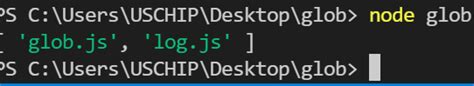 Understanding The Glob Pattern In Nodejs