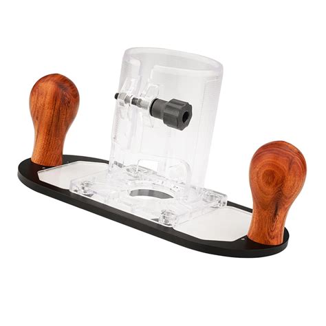 Yigsecu Fixed Base Router Handheld Router Plunge Base Carving Milling Router Trimmer