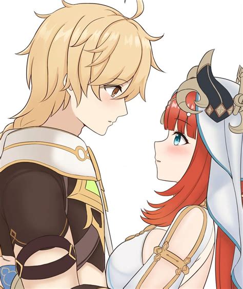 Aether X Nilou Anime Romans Cute Anime Coupes Cute Anime Couples