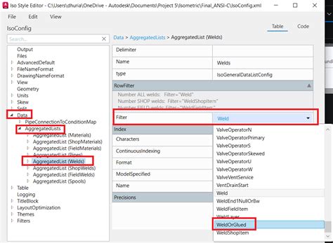 Autocad Plant 3d のアイソメ図にグルー溶接リストを表示する方法