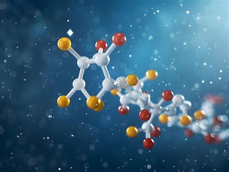 Abstract Structure Background Of Molecule Or Atom Molecular Structure