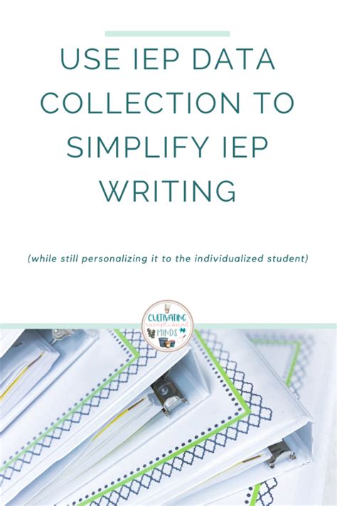 Using IEP Data Collection Sheets To Simplify Writing Your IEP Cultivating Exceptional Minds