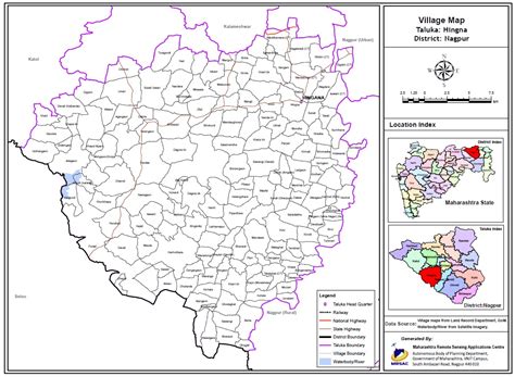 Hingna Taluka Village Map