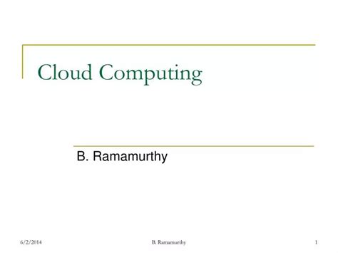 PPT Cloud Computing PowerPoint Presentation Free Download ID