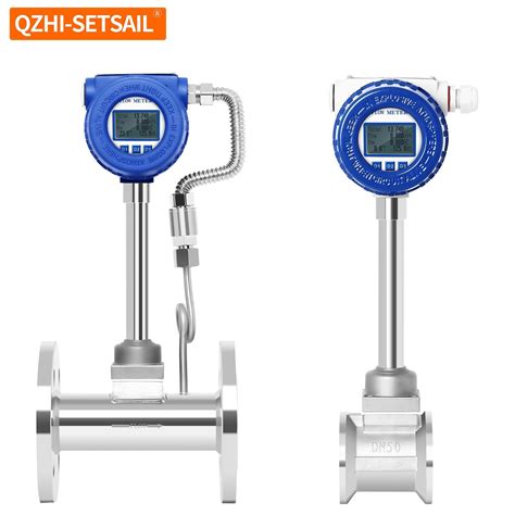 Hydrogen Co2 Gas Flowmeter Air Flow Meter Insertion Vortex Flowmeter Gas Flow Meter And