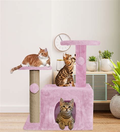 Buy Cat Tree In Pink Colour By Hiputee Online Cat Trees And Condos Cat Trees And Condos Buy Cat Tree In Pink Colour By Hiputee Online Cat Trees And Condos Cat Trees And Condos