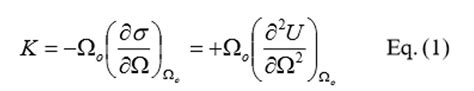Solved The Bulk Modulus Is Defined By Eq In Problem Chegg