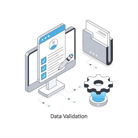 Data Validation Isometric Stock Illustration Eps File Stock
