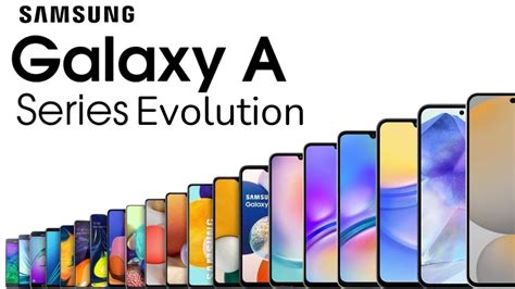 Samsung Galaxy A Series Evolution Evolution Of Samsung Galaxy A