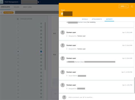 Former User Appears In Issue Activity For A Specific Project Member