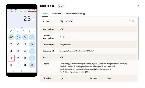 manually overriding element selection sofy support docs no code