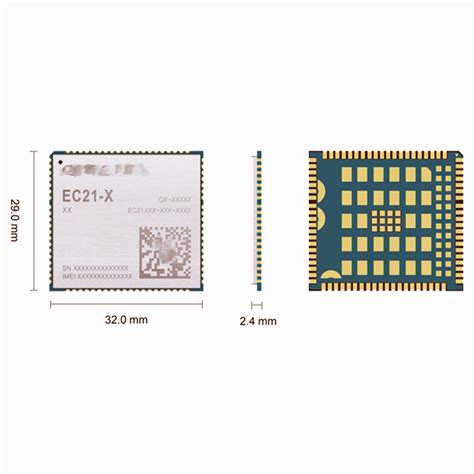 Lte Ec21 Cat 1 Wireless Communication Module Ec21 Au Ec21aufa 512 Std M2m And Iot Applications