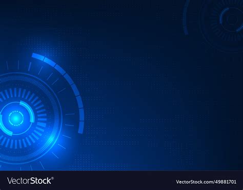 Abstract Background Technology High Tech Vector Image