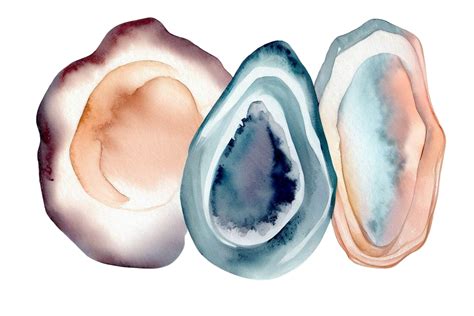 Watercolor Agate Clip Art Volume 5 Graphic By Design Store · Creative