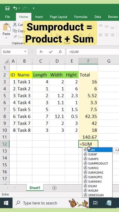 Excel Tutorial Sumproduct Function 3 Youtube