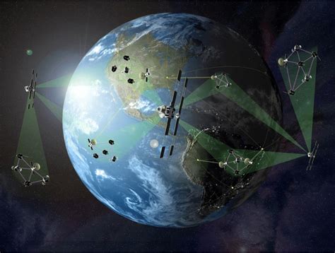 A Rendering Of The F6 Darpa Fractionated Satellite Concept Mission