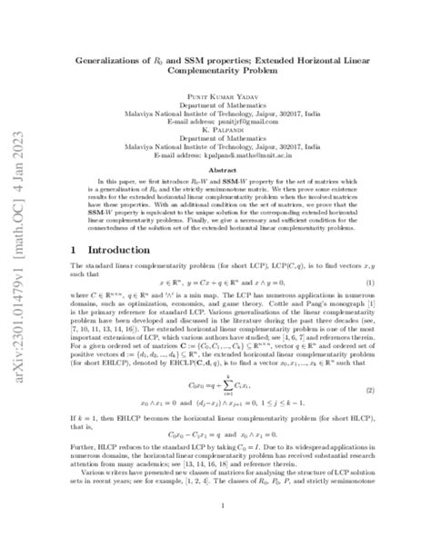 Pdf Generalizations Of R0 And Ssm Properties Extended Horizontal