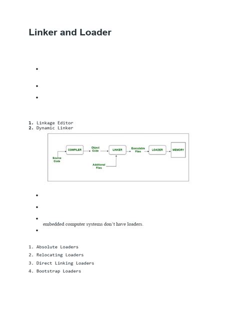 Linker Loaderpdf 8 Pdf Operating System Technology Software