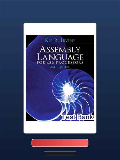 Complete Bundle Assembly Language For X86 Processors 6th Edition Irvine