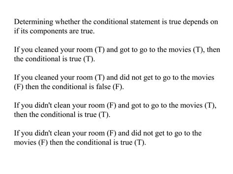 ppt conditional truth table powerpoint presentation free download