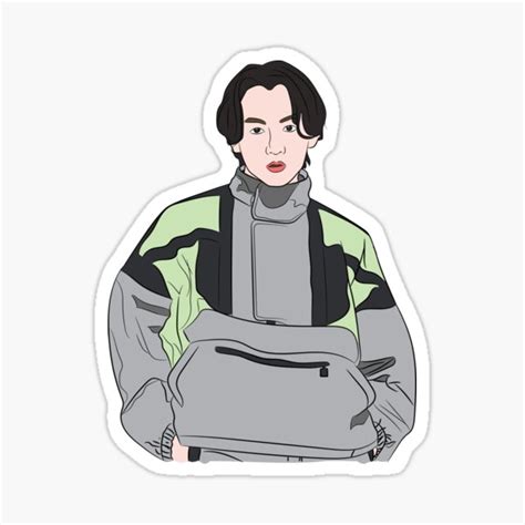 jungkook vector art 001 sticker for sale by vectorverse redbubble
