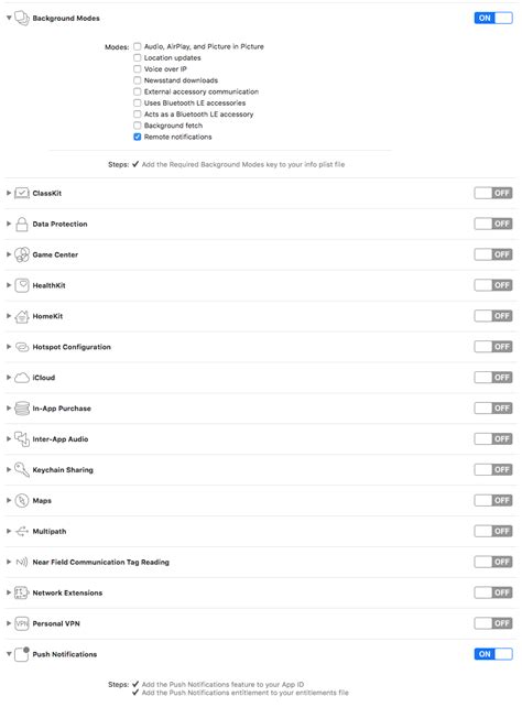 Nodejs Ios App Doesnt Receive Background Push Notifications From