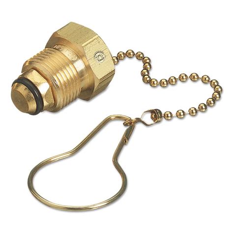 Chain And Plug Assemblies Plug Assembly 200 Psi Inert Gas Brass Larrol