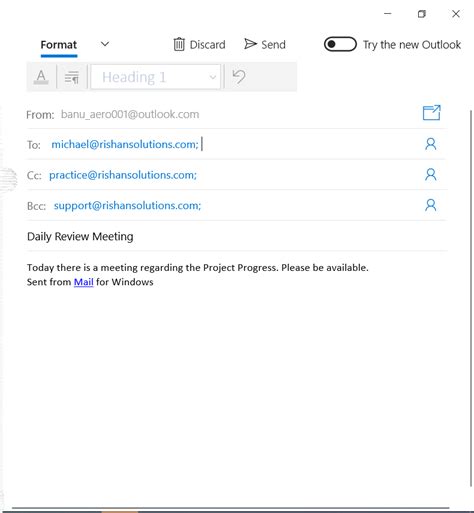 Launch Email In Power Apps Rishan Solutions