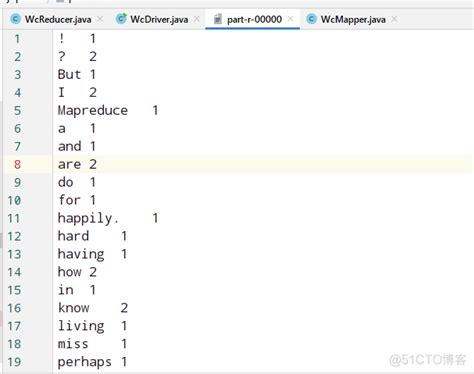 四用java编写mapreduce程序进行词频统计 mapreduce词频统计过程 mob6454cc7a88c0的技术博客 51cto博客