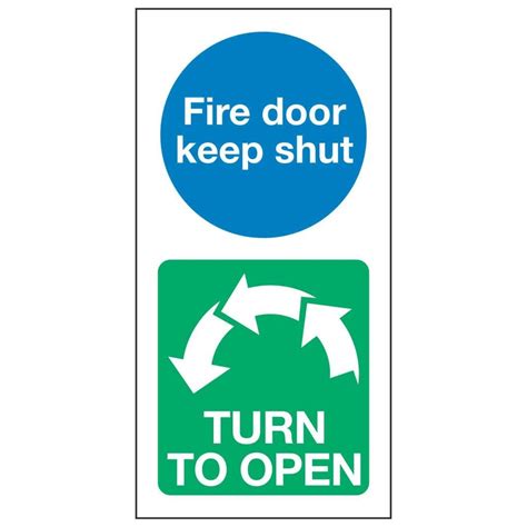 Fire Exit Only Push Bar To Open This Door Is Alarmed Linden Signs Print