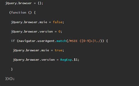 Unable To Get Property Msie Of Undefined Or Null Fix