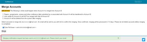 CHAIR HOW TO Merge Accounts Microsoft Conference Management Toolkit