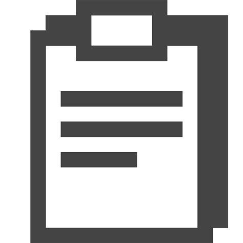 clipboard text vector svg icon svg repo