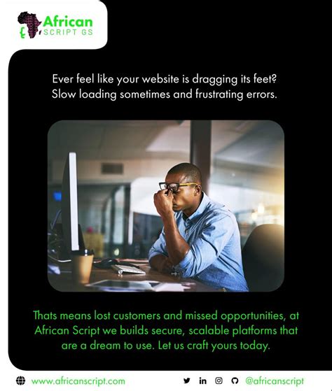 African Script On Linkedin Africanscript Websitedesign Development Performance Ecommerce