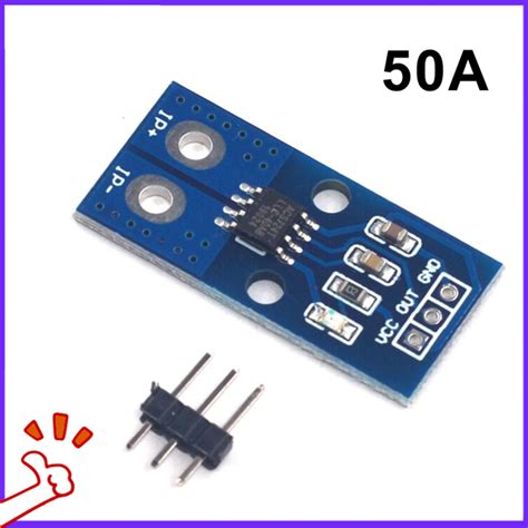 Acs724 Hall Current Sensor Module Dc Ac 40a 50a Range Current Detection