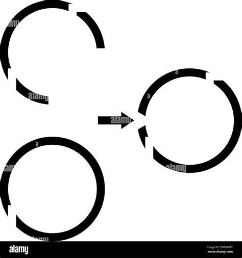 Protein Synthesis Cryptogenetics Glyph Icon Vector Illustration Stock