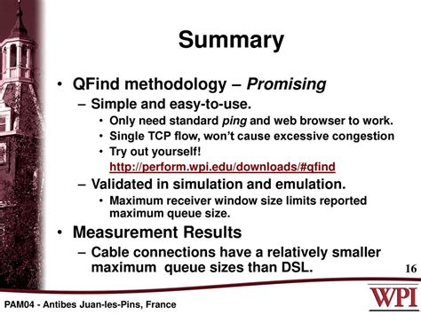 inferring queue sizes in access networks by active measurement ppt