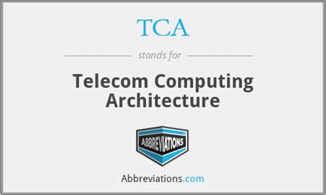Tca Telecom Computing Architecture