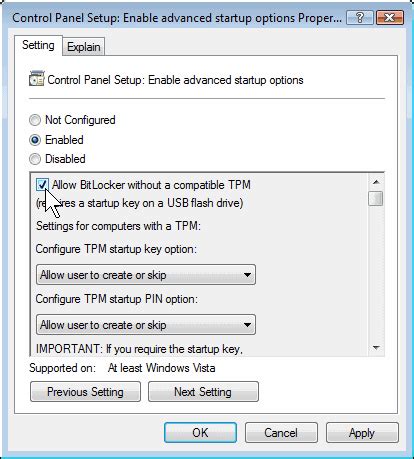 Enable Bitlocker On Unsupported Hardware GHacks Tech News