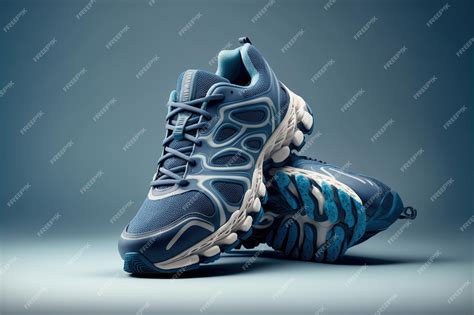 Premium Photo Sport Shoes Athlete Running Fitness Concept Generative Ai Illustration