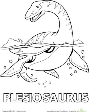 Not All Dinosaurs Lived On Land—he Plesiosaurus Lived In The Sea Fully