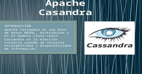 Manual Cassandra Nosql Pptx Powerpoint