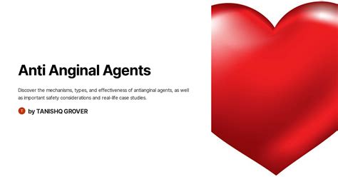 Anti Anginal Agents