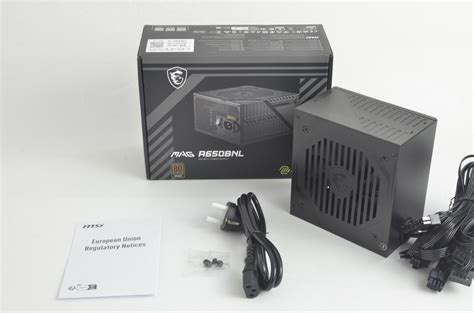 ReviewĐánh Giá Msi Mag A650bnl 650w